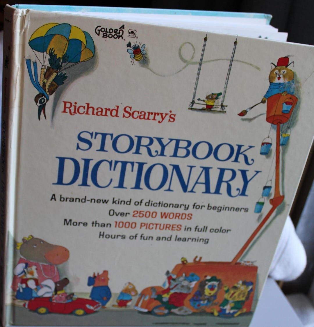 Richard Scarry's Storybook Dictionary Hardcover 1966 Written and ...