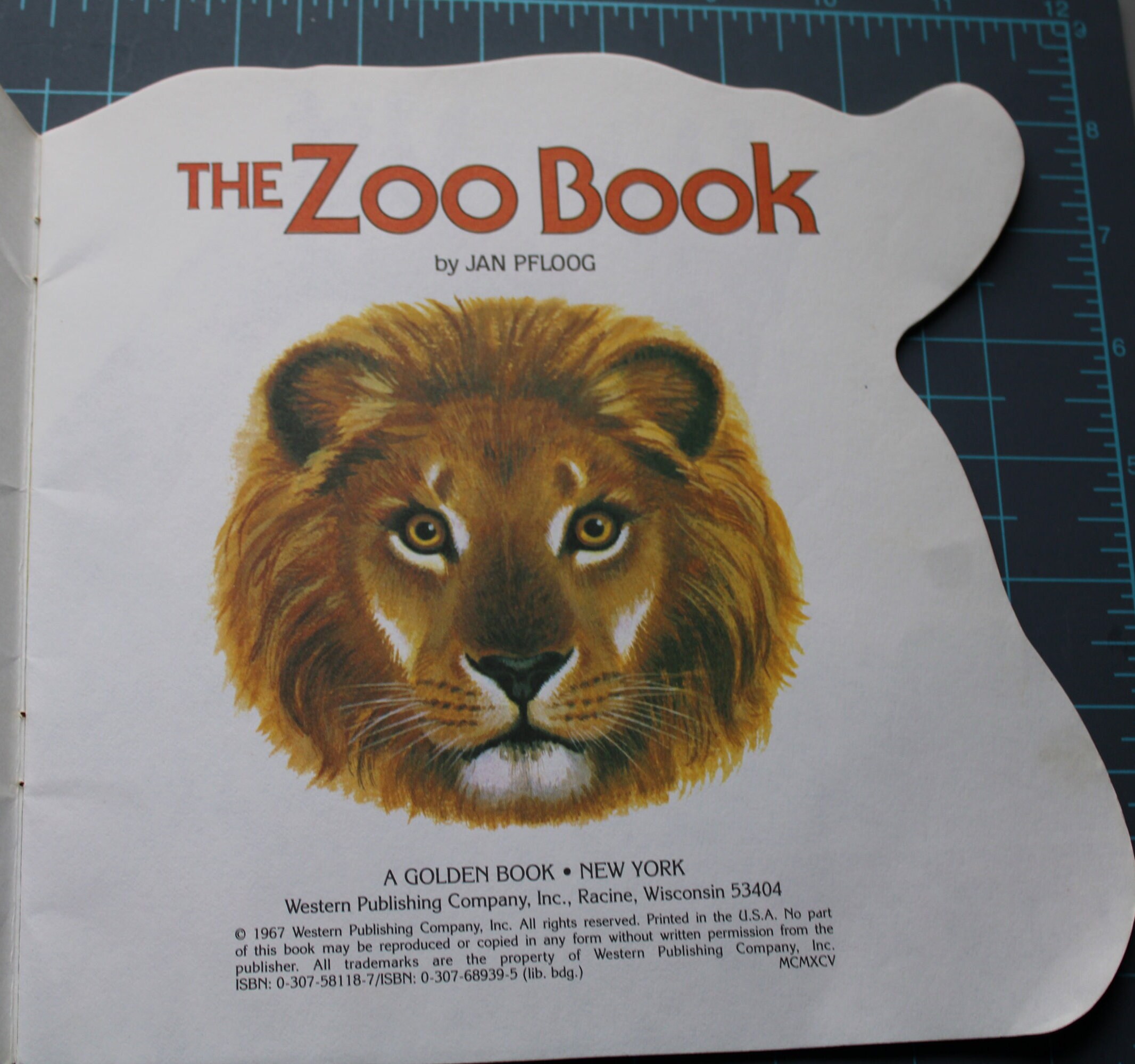The Zoo Book A Golden Super Shape Book Vintage 1967 - Etsy