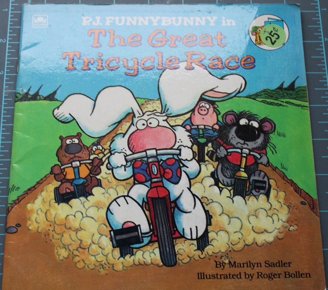 Rare P.J. Funnybunny in the Great Tricycle Race Paperback Book 1988 by ...