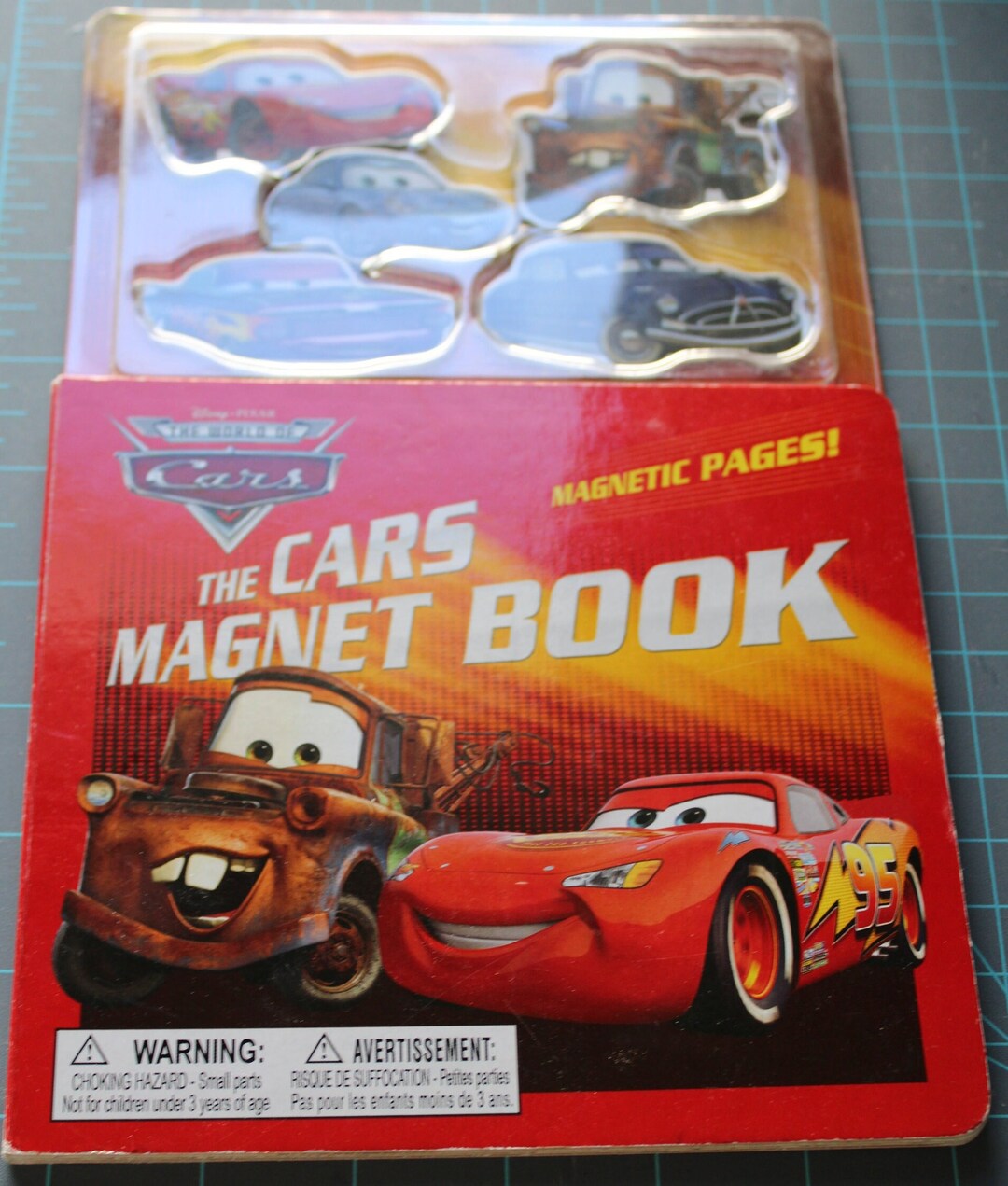 Disney Pixar the World of Cars the Cars Magnet Book With Magnetic Pages ...