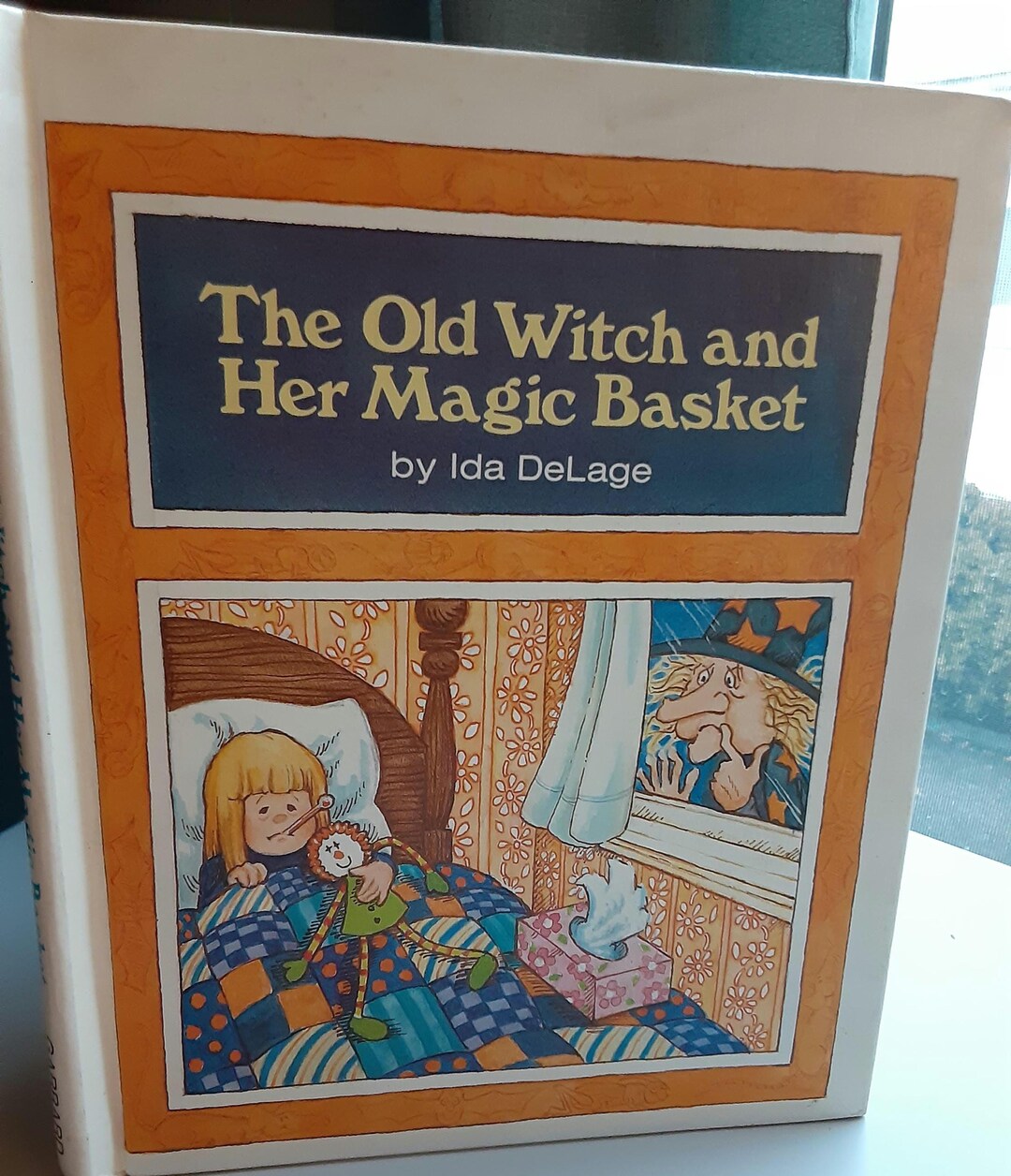 The Old Witch and Her Magic Basket Hardcover Book by Ida Delage 1978 - Etsy