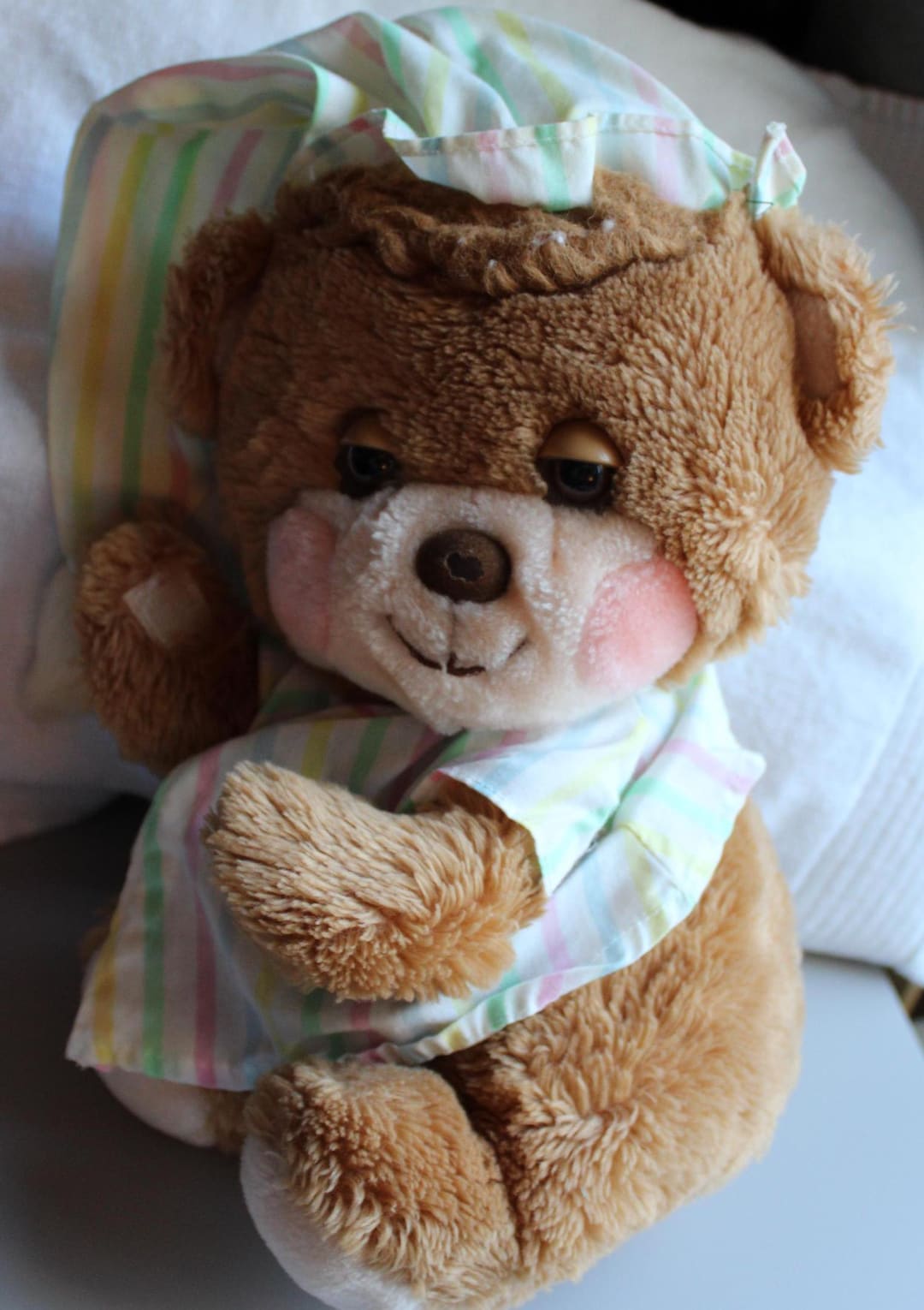 Teddy Beddy Time Bear Plush Teddy Bear 12 Tall Fisher Price 1985 - Etsy