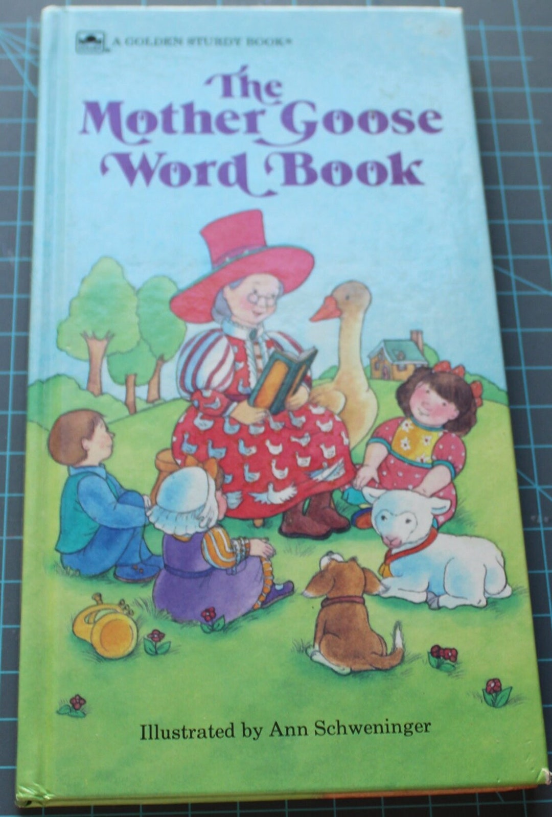 The Mother Goose Word Book A Golden Sturdy Book Vintage 1987 - Etsy
