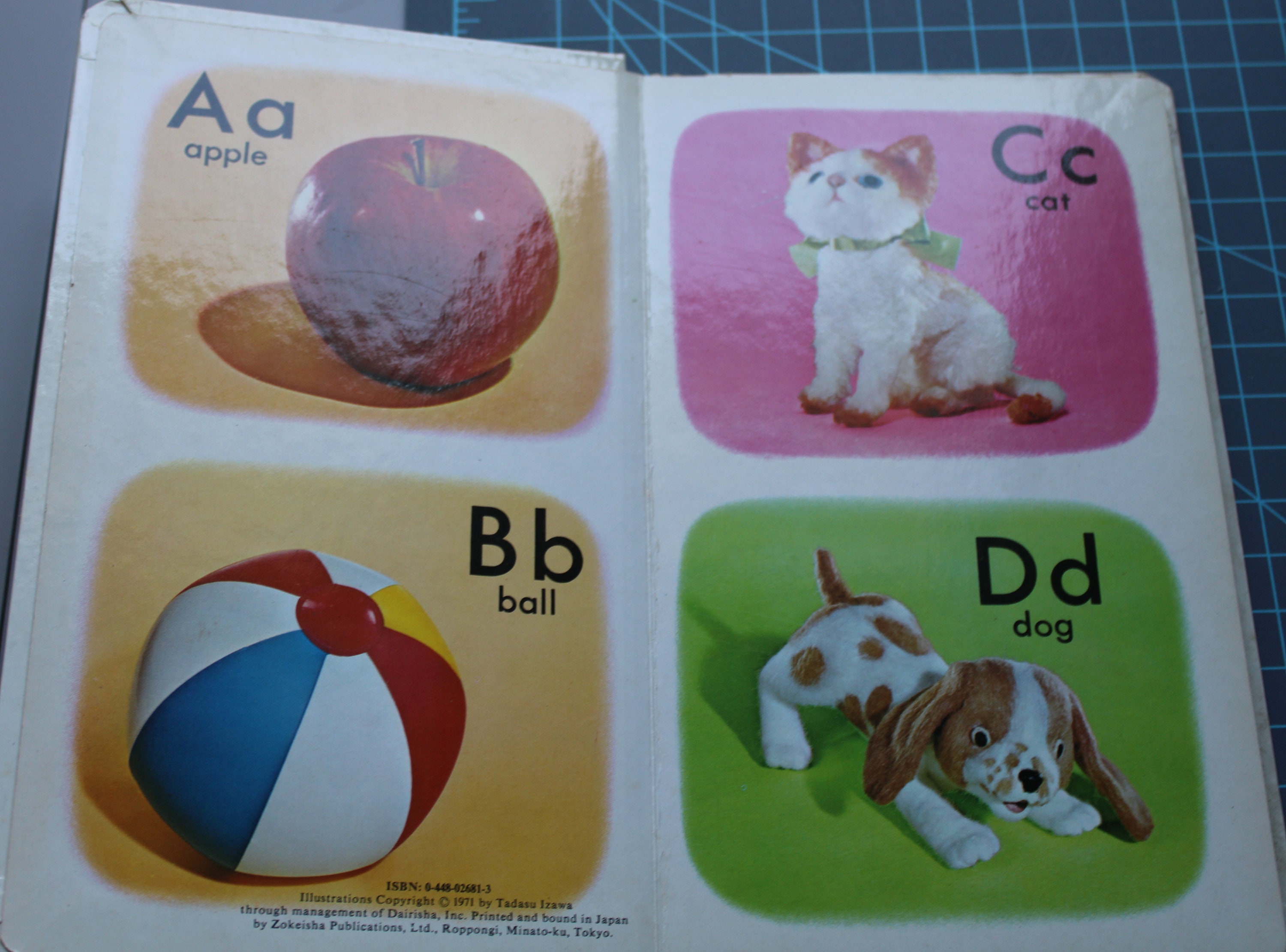 My ABC Book Pictures by T.izawa A Preschool Puppet Board Book Retro ...