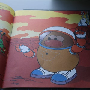 Mr Potato Head Space Spud A Sticker Storybook Activity 1999 - Etsy