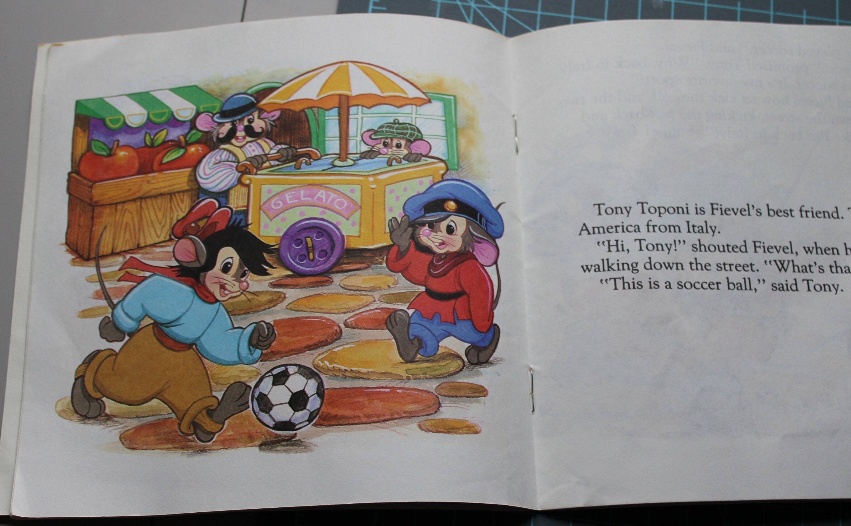 An American Tail Fievel's Friends Vintage 1986 Mcdonald's Paperback ...