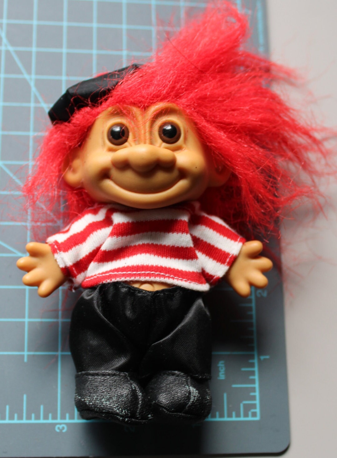 Russ Around the World French Troll Doll With Red Hair and Beret 1990s ...