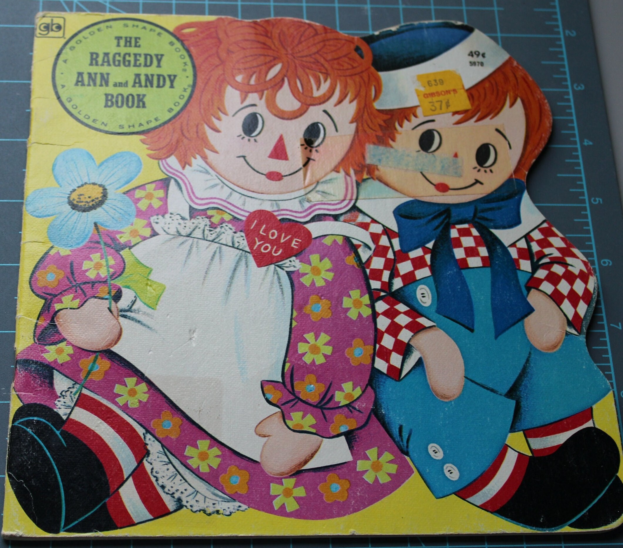 Vintage the Raggedy Ann and Andy Book Golden Shape Book Softcover 1972 ...