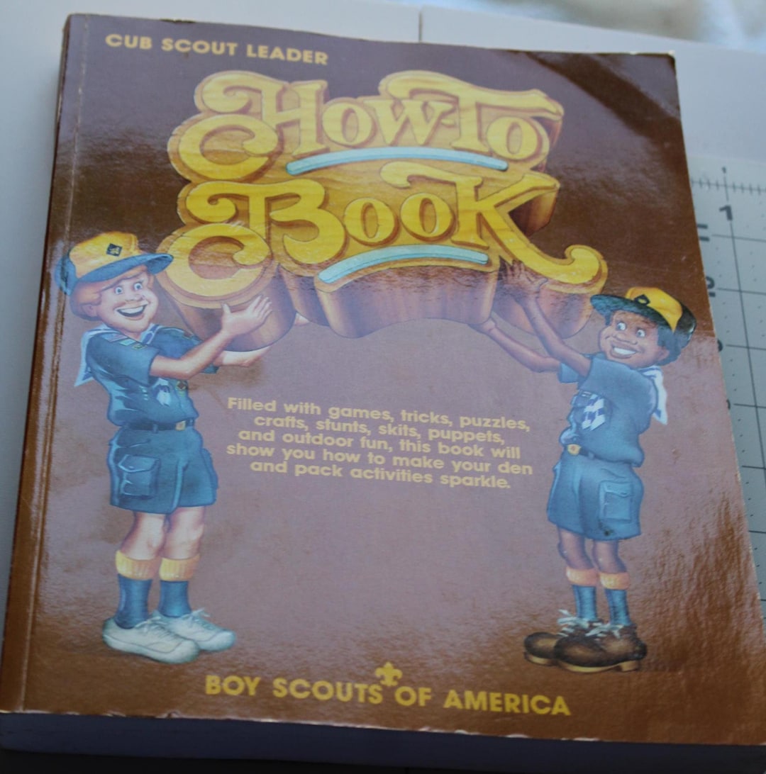 Vintage Cub Scout Leader How to Book Softcover Boy Scouts of America ...