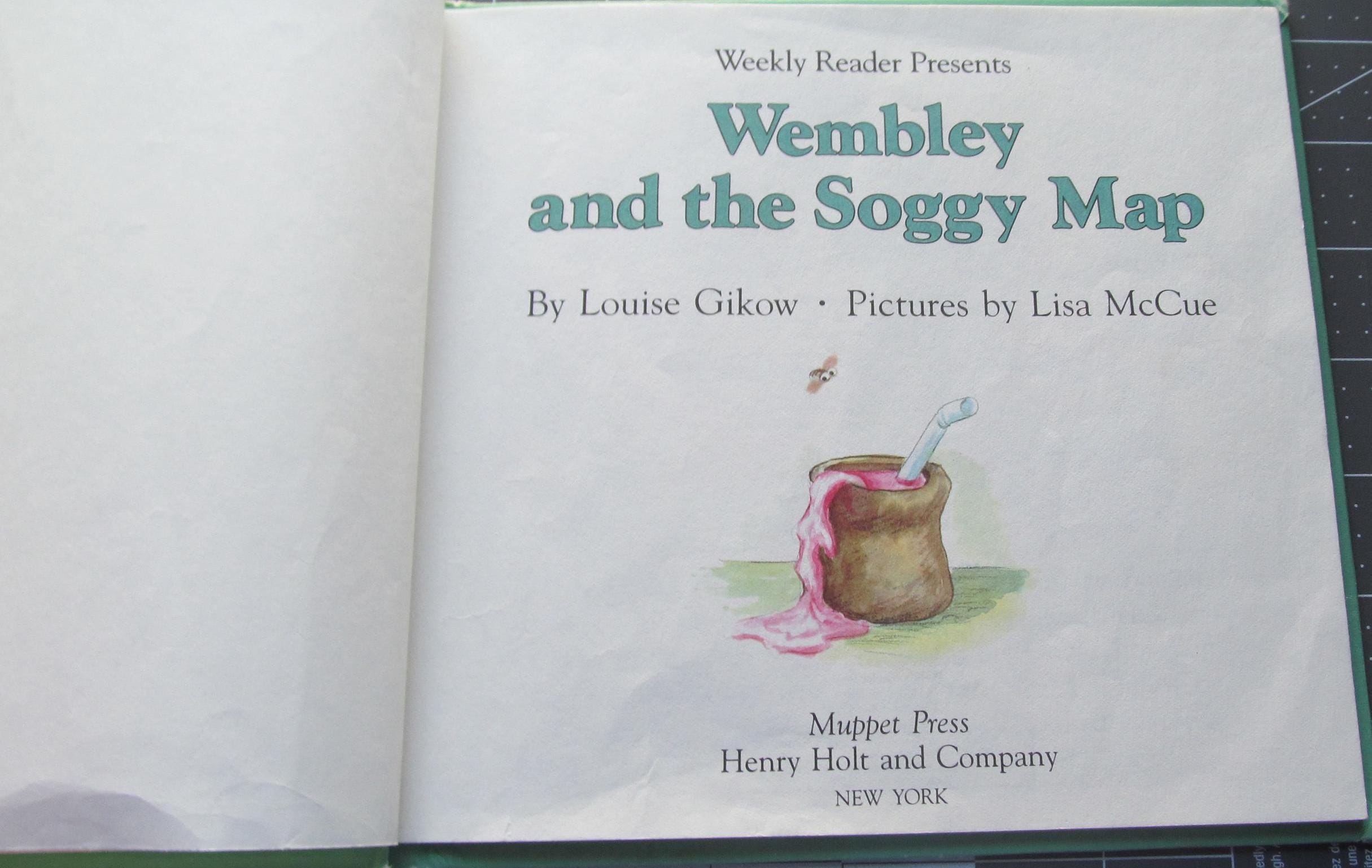 A Fraggle Rock Book Wembley and the Soggy Map Hardcover by Louise Gikow ...