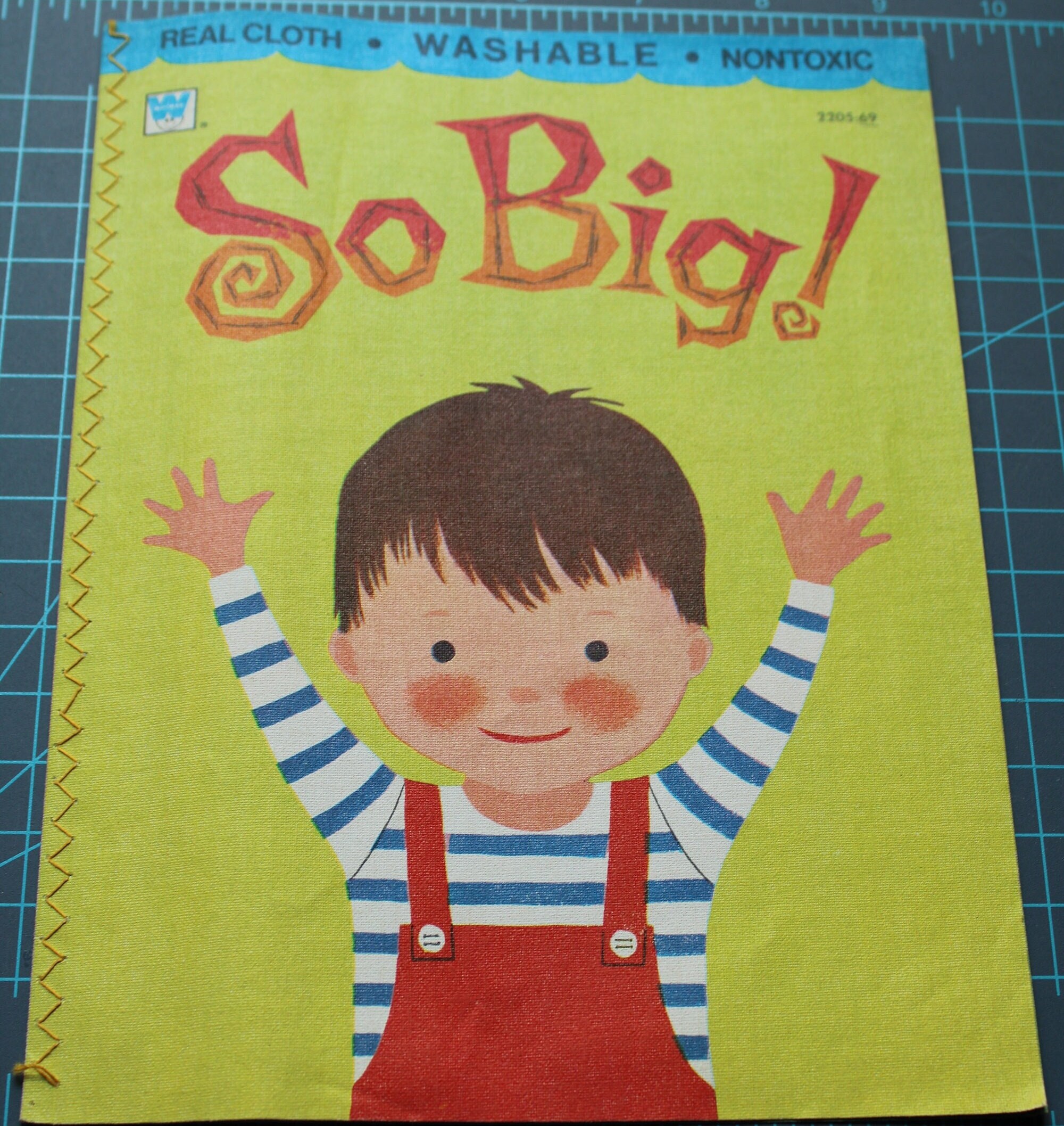 Rare so Big Real Cloth Washable Book 1959 A Whitman Book - Etsy