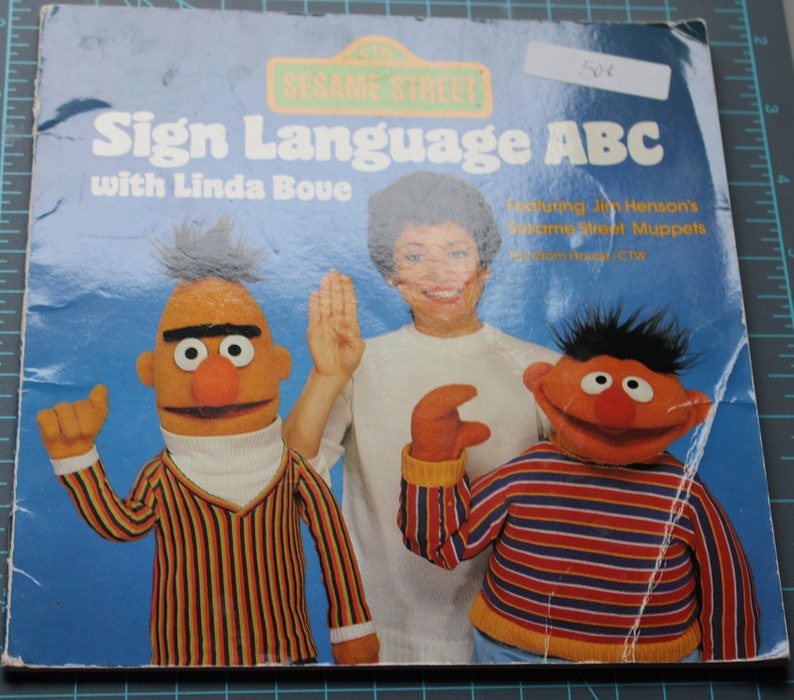 Sesame Street Sign Language ABC With Linda Bove Softcover 1985 - Etsy