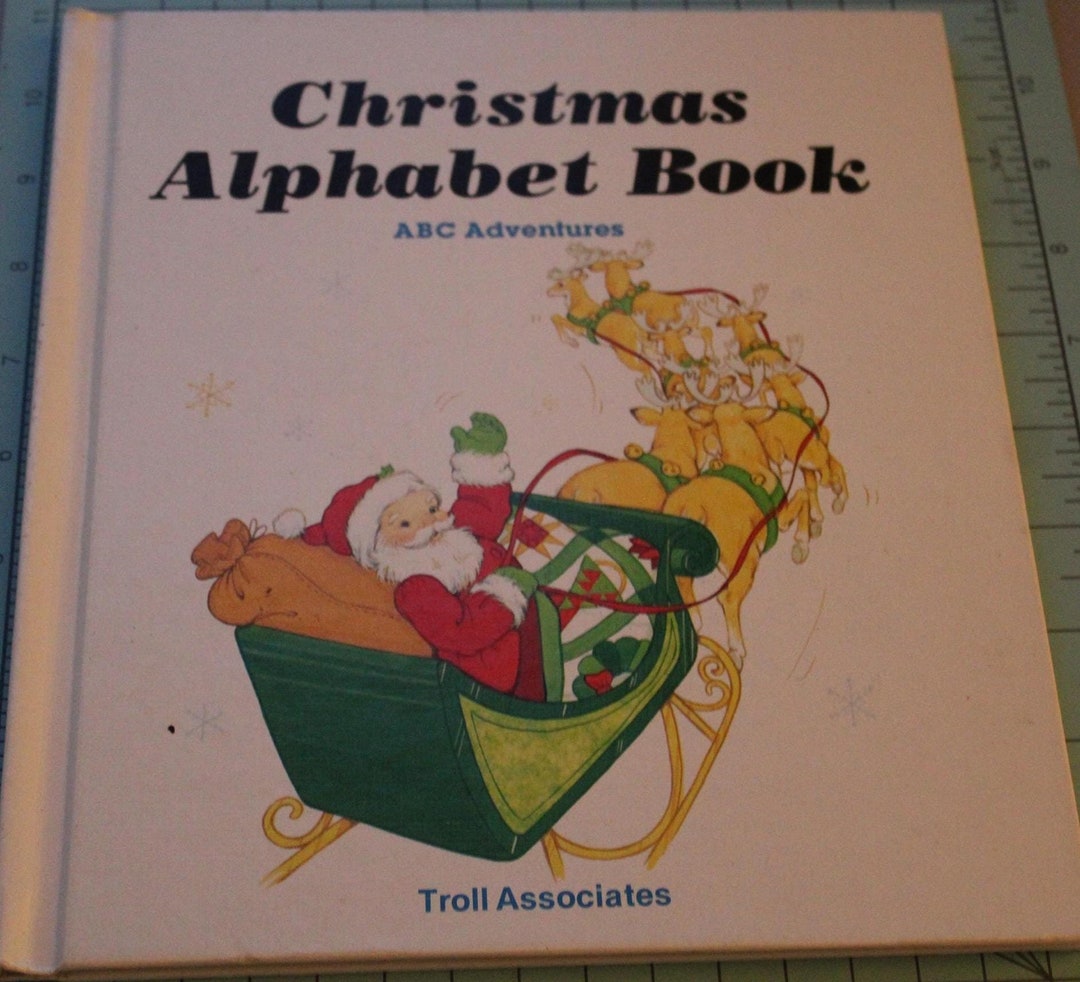 Christmas Alphabet Book Hardcover by Pat Whitehead Troll Associates ...