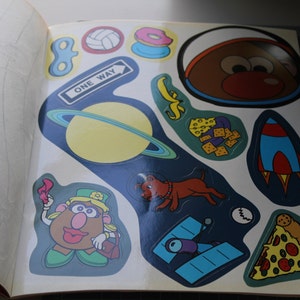 Mr Potato Head Space Spud A Sticker Storybook Activity 1999 - Etsy