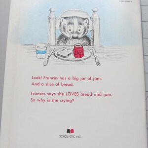 Bread and Jam for Frances Softcover Book by Russell Hoban Pictures by ...