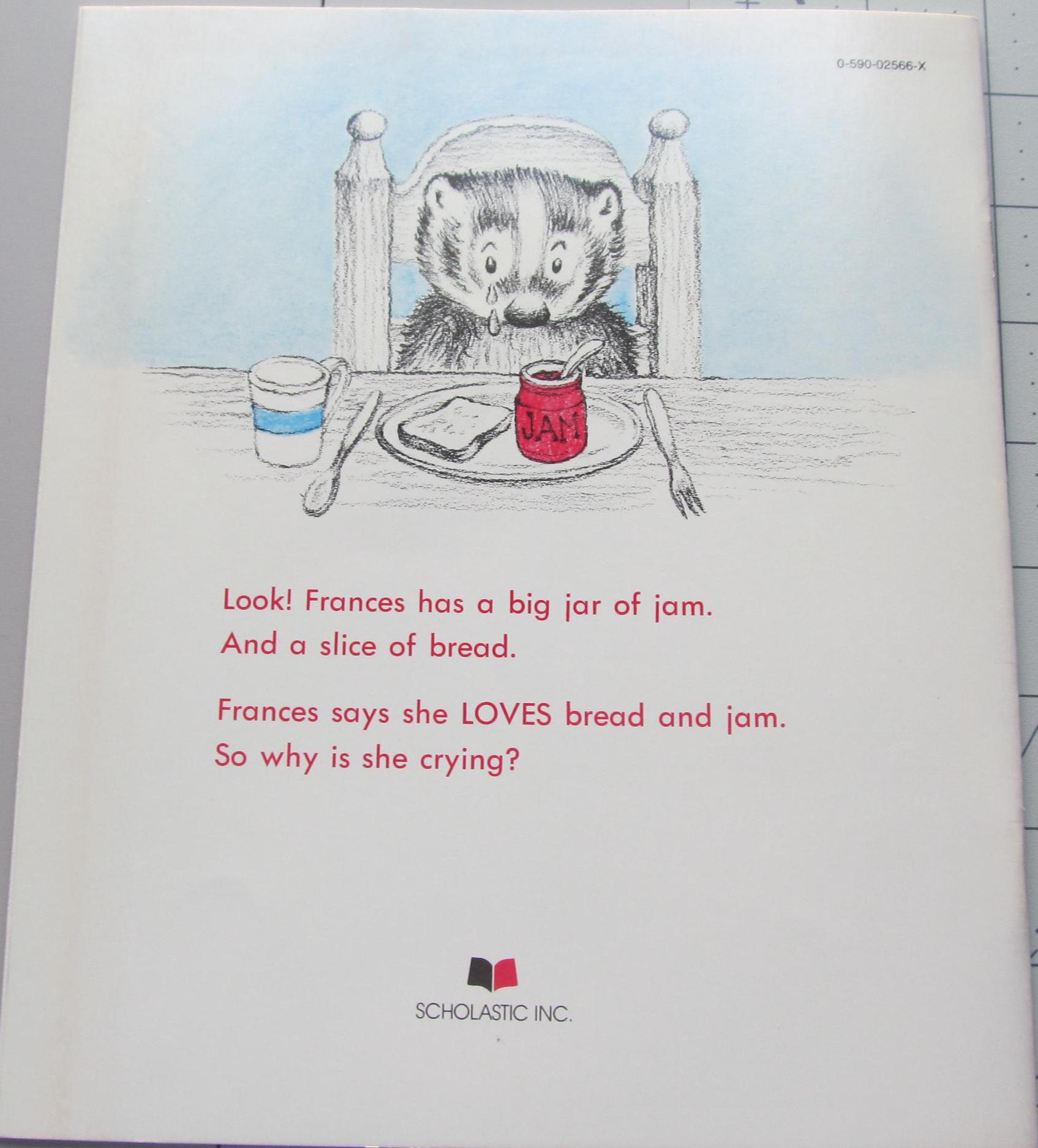 Bread and Jam for Frances Softcover Book by Russell Hoban Pictures by ...