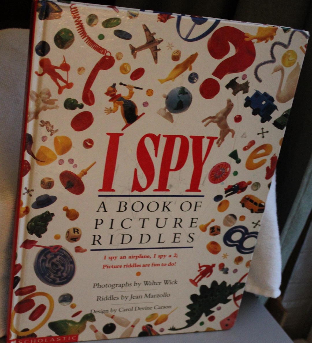 I SPY A Book of Picture Riddles Hardcover by Walter Wick Riddles by ...