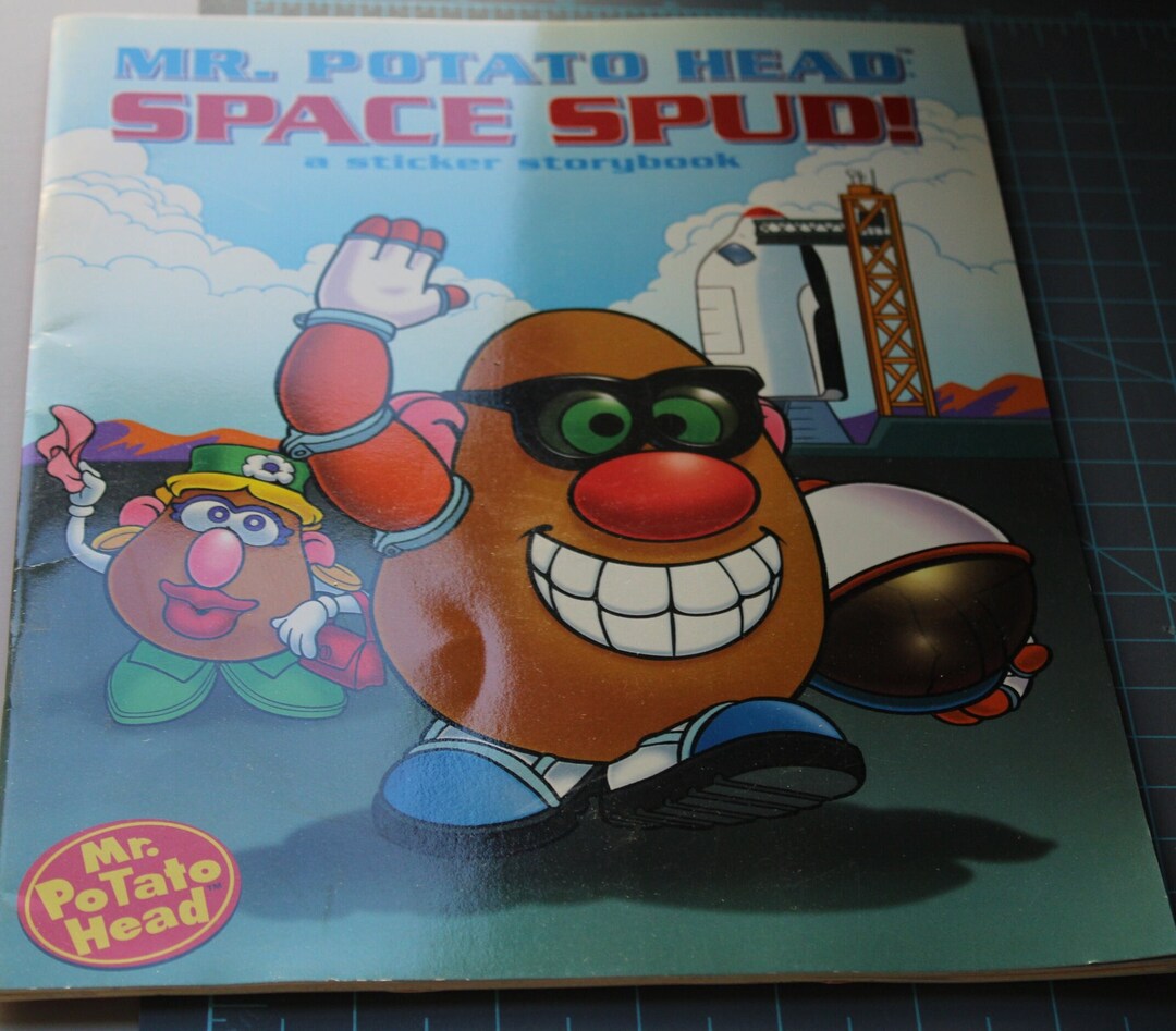 Mr Potato Head Space Spud A Sticker Storybook Activity 1999 - Etsy