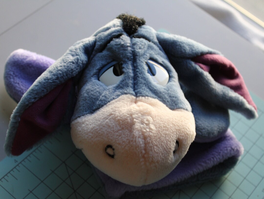 Mattel Eeyore Puppet 9 Inch Vintage From 1990s - Etsy