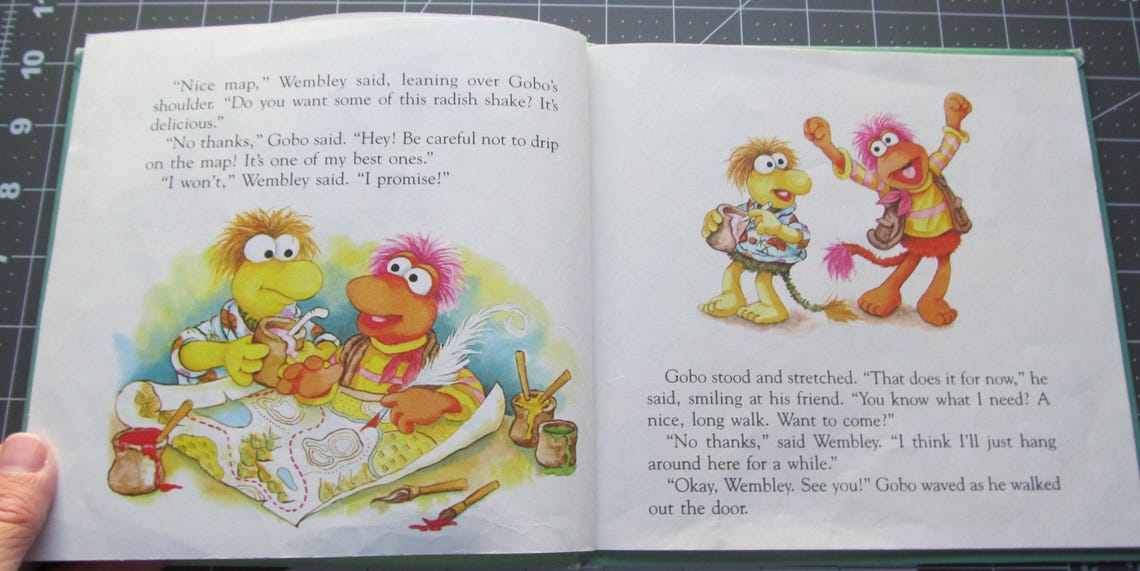 A Fraggle Rock Book Wembley and the Soggy Map Hardcover by Louise Gikow ...