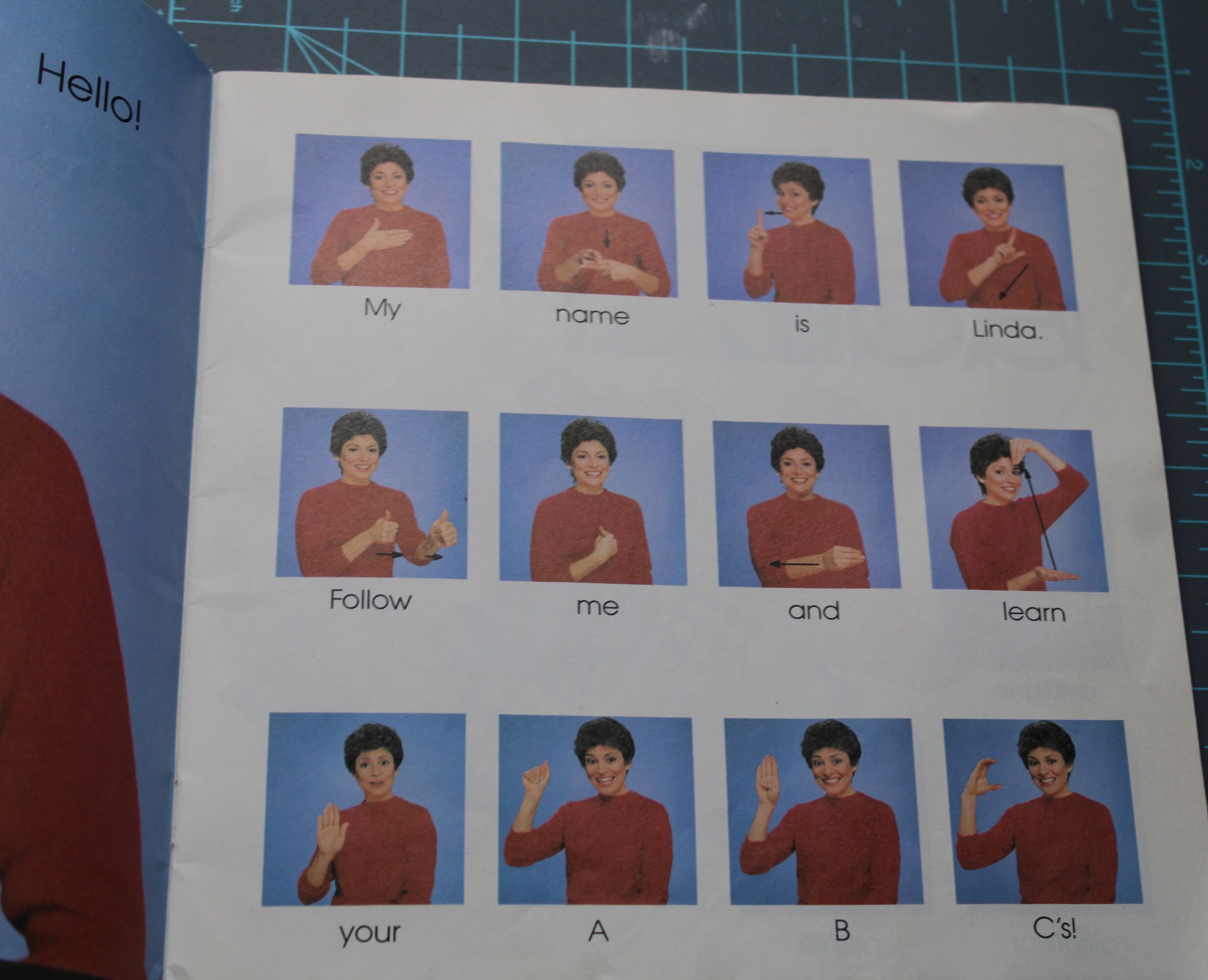 Sesame Street Sign Language ABC With Linda Bove Softcover 1985 - Etsy