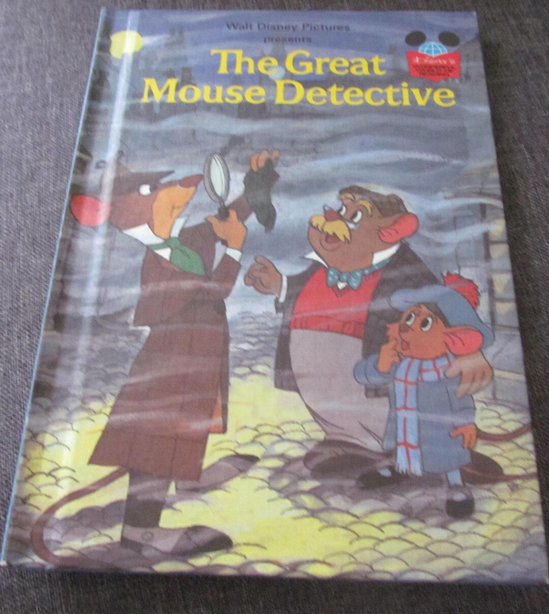 Great Mouse Detective Book Walt Disney Pictures Hardcover First ...
