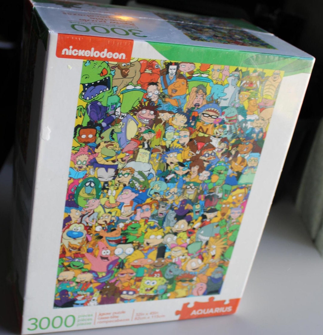 Nickelodeon 3000 Pc Jigsaw Puzzle 32" X 45" Aquarius 68-509 New in Box Sealed - Etsy