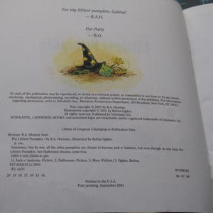 The Littlest Pumpkin by R.A. Herman Illustrated by Betina Ogden ...