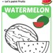 Coloring Book, Activity Pages, Fruit Coloring Book for Kids, Printable ...