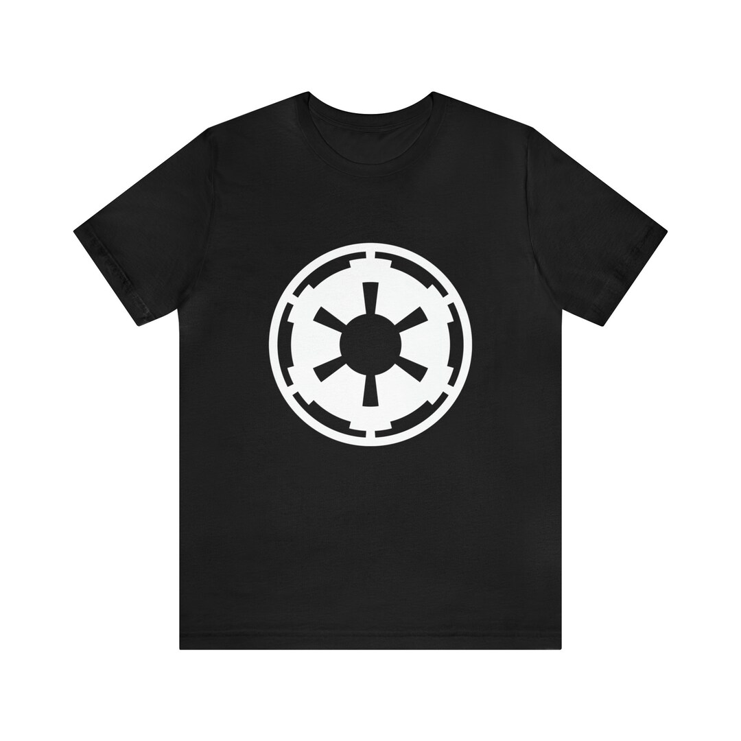 Star Wars Imperial Cog Logo WHITE Logo Unisex Jersey Short - Etsy