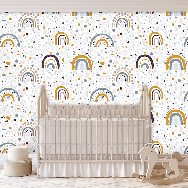 Rainbow Mural - Etsy