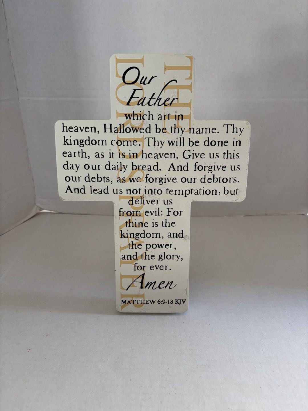 The Lord’s Prayer Cross - Etsy
