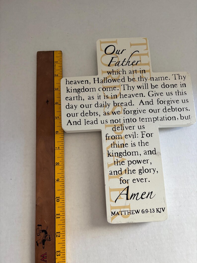 The Lord’s Prayer Cross - Etsy