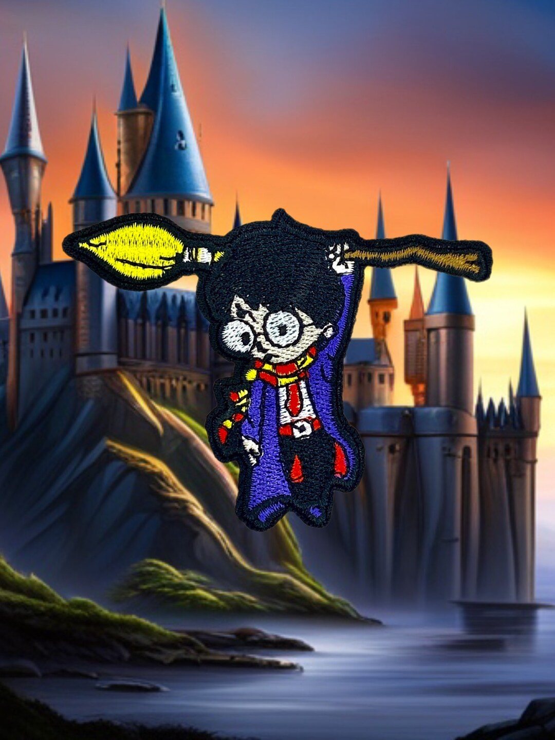 Harry Potter Embroidered Iron on Patches! *FREE SHIPPING* (item Sizes ...