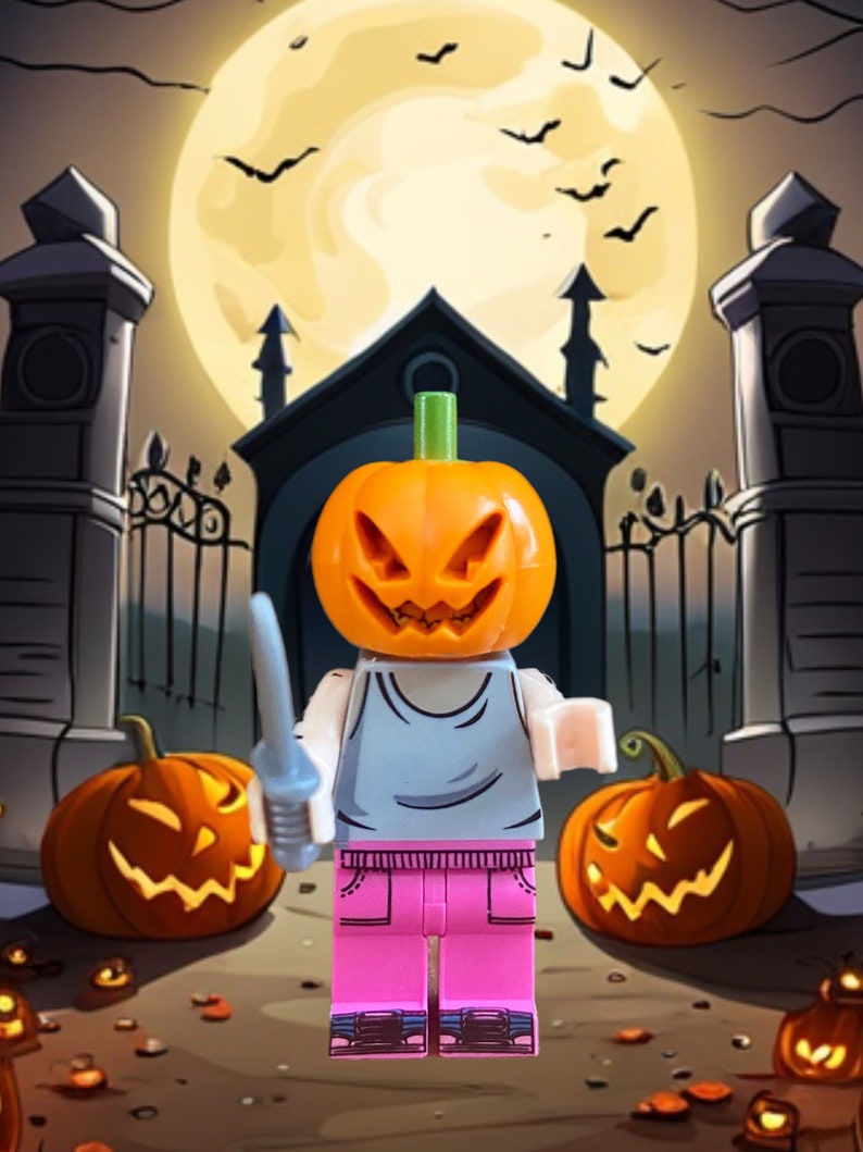 Halloween Themed Custom Building Block Buddies! *FREE SHIPPING* - Etsy