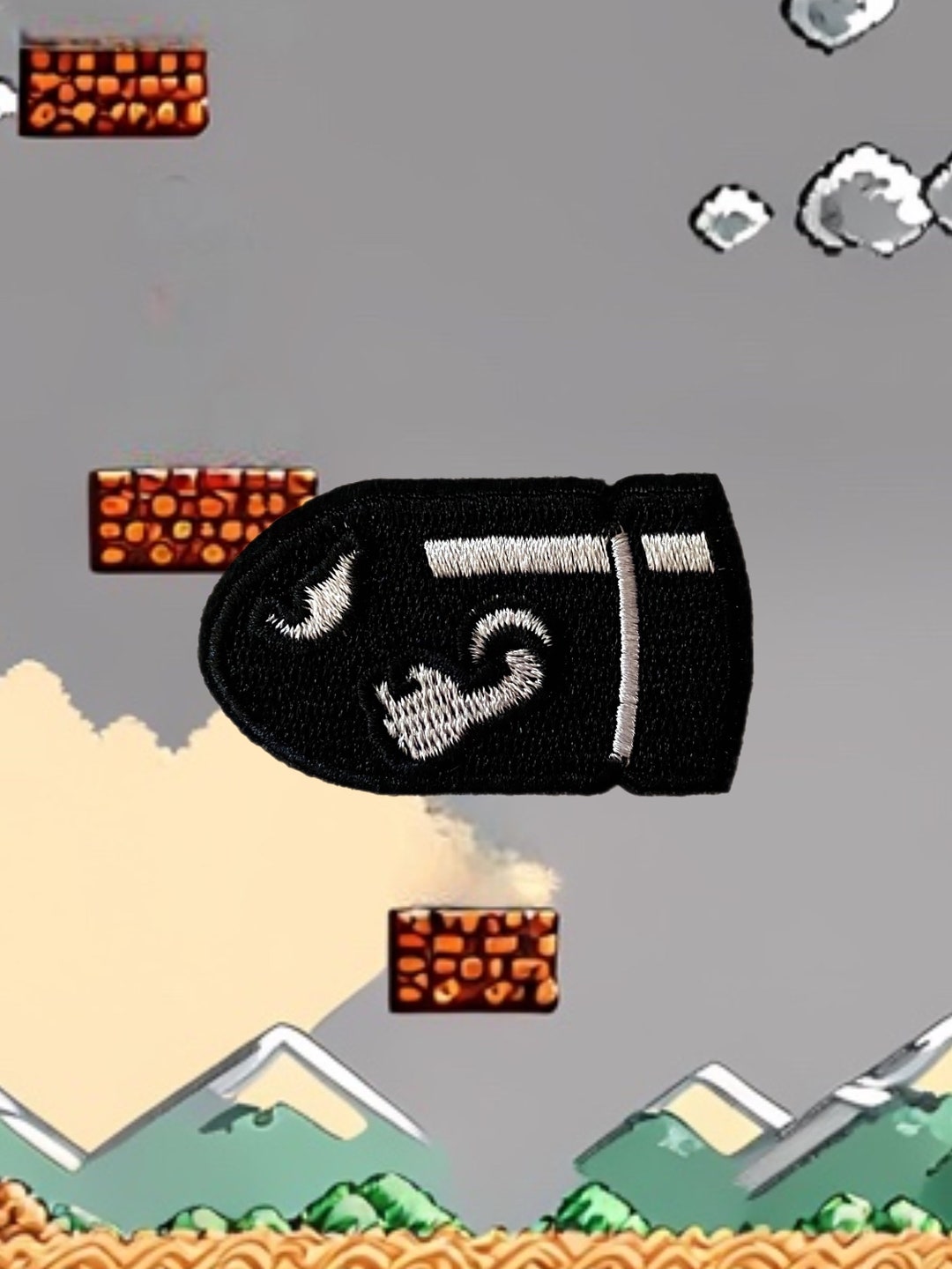 Super Mario Embroidered Iron on Patches! *FREE SHIPPING* (item Sizes in ...