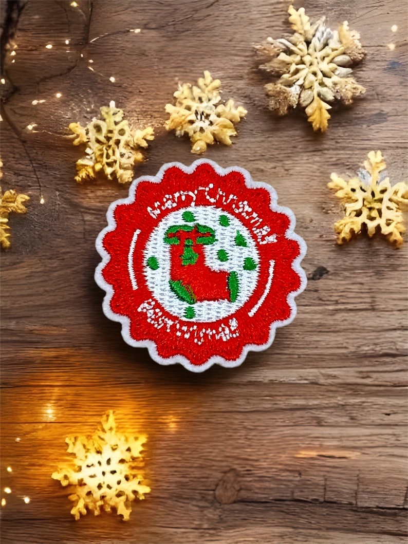 Christmas Collection 1 Embroidered Iron on Patches! *FREE SHIPPING ...