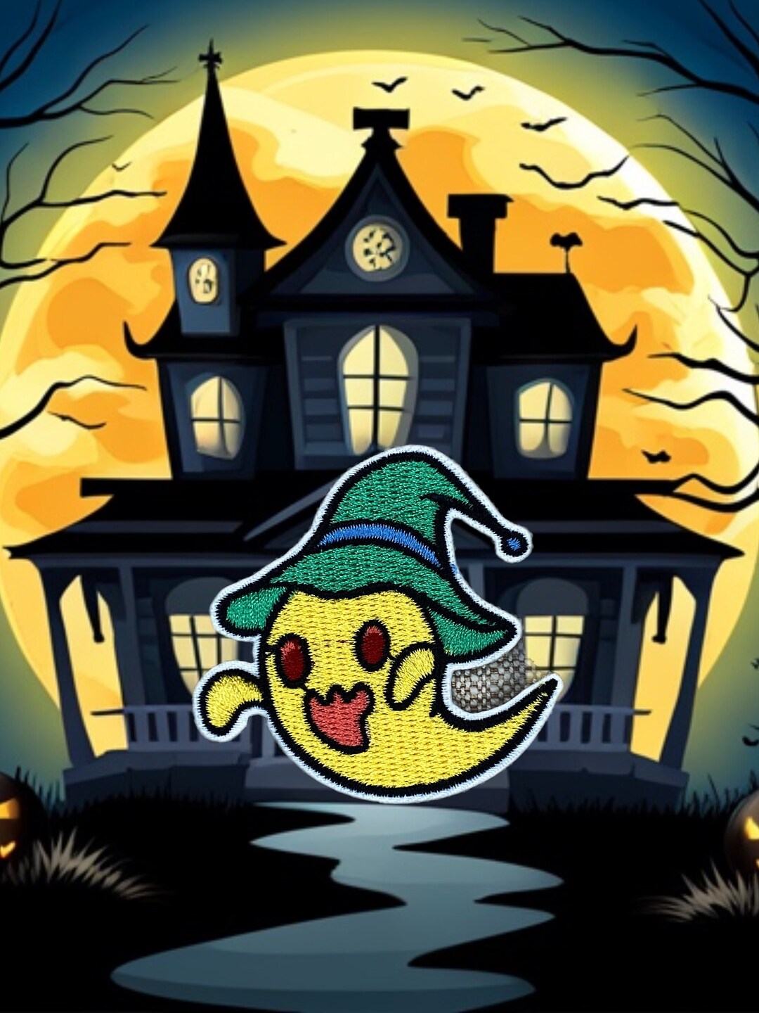 Ghosts & Ghouls Halloween Embroidered Iron on Patches! *FREE SHIPPING ...