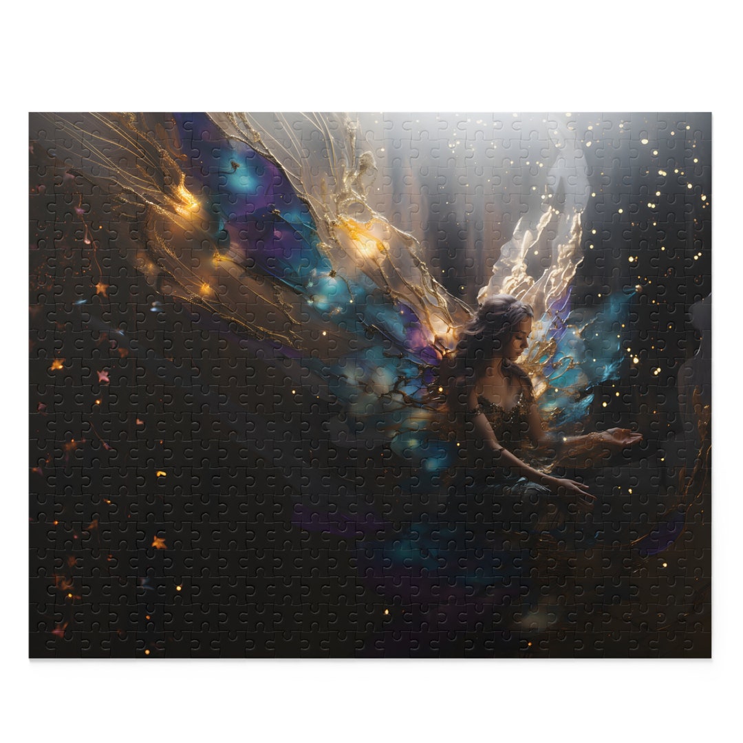 Magical Fairy Ai Art Puzzle Magic Wings Dreamgirl Dreamy Vibe Gift for ...
