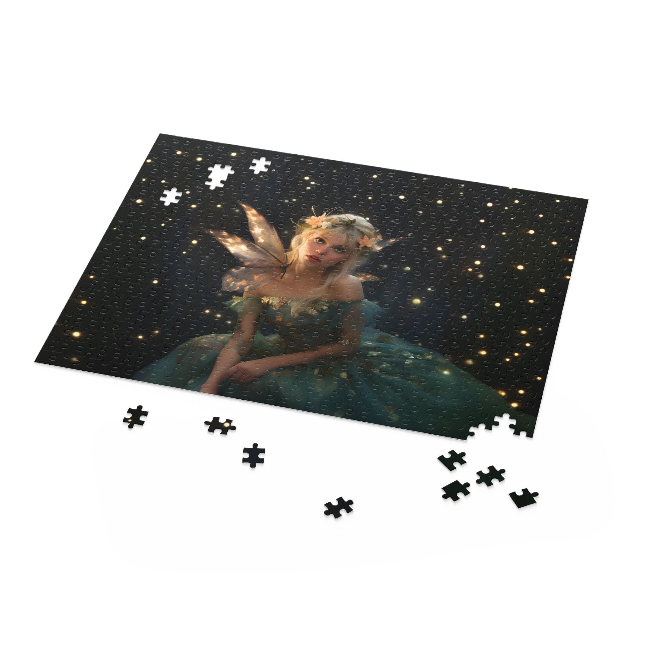 Tinkerbell Ai Art Puzzle Dreamy Vibe Gift for Artlover Fantasy Dream ...