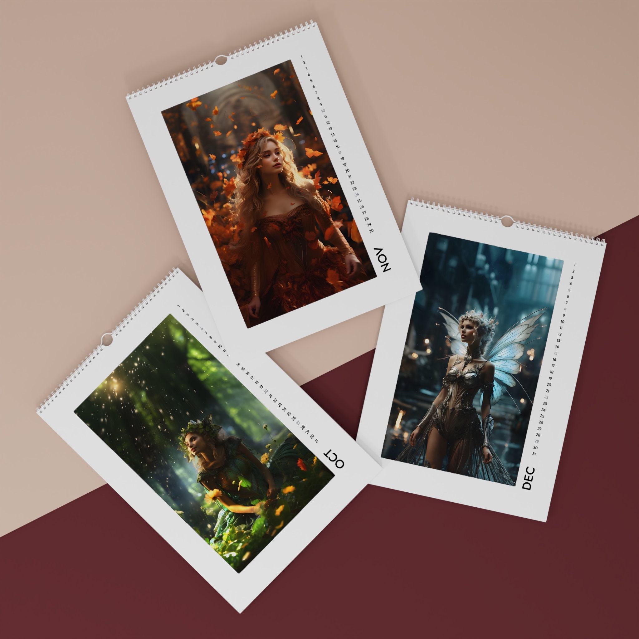 Fairy Wall Calendar 2024 Magical Ai Art Artwall Beautiful Magic Visual ...