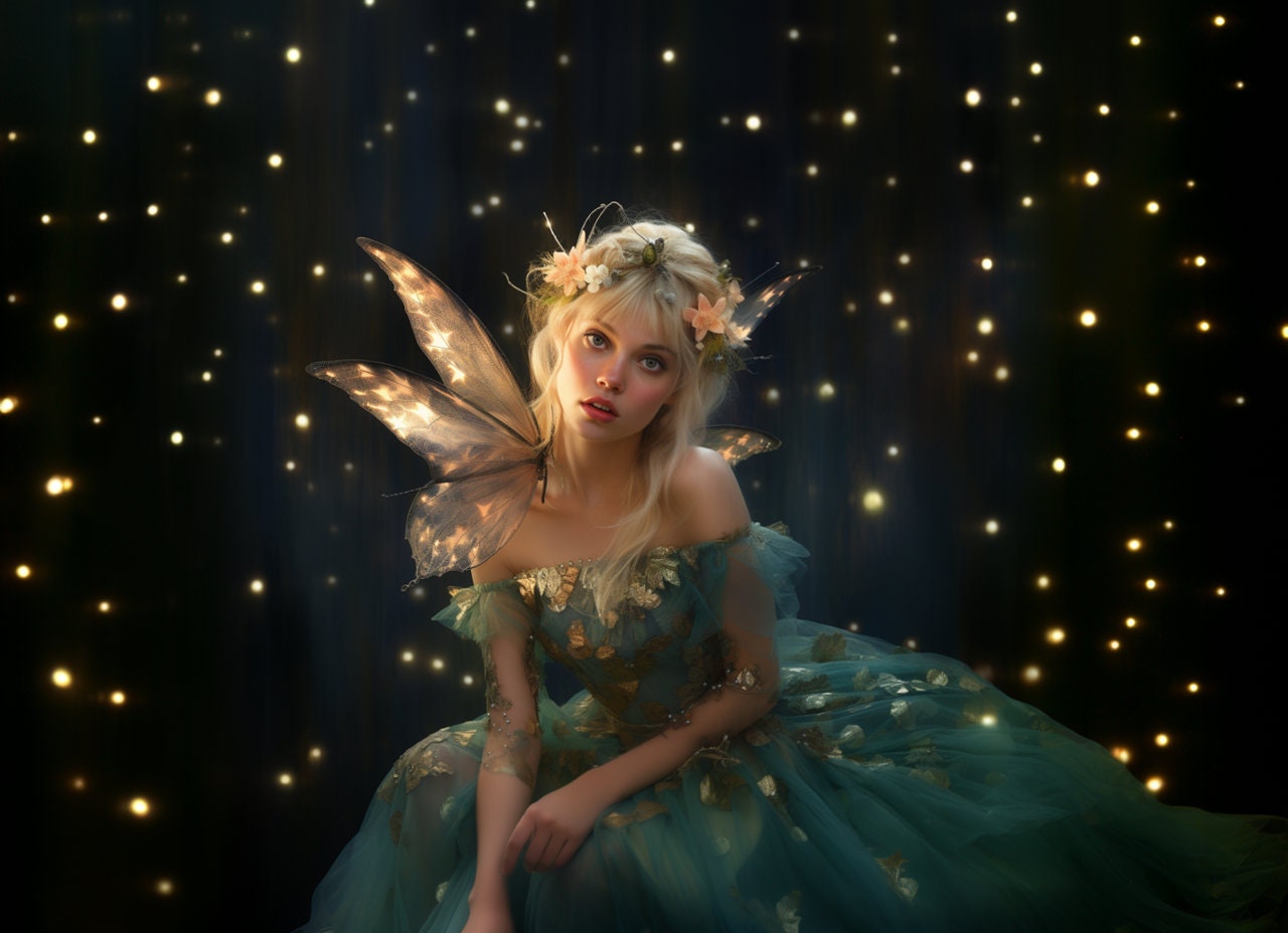 Tinkerbell Ai Art Puzzle Dreamy Vibe Gift for Artlover Fantasy Dream ...