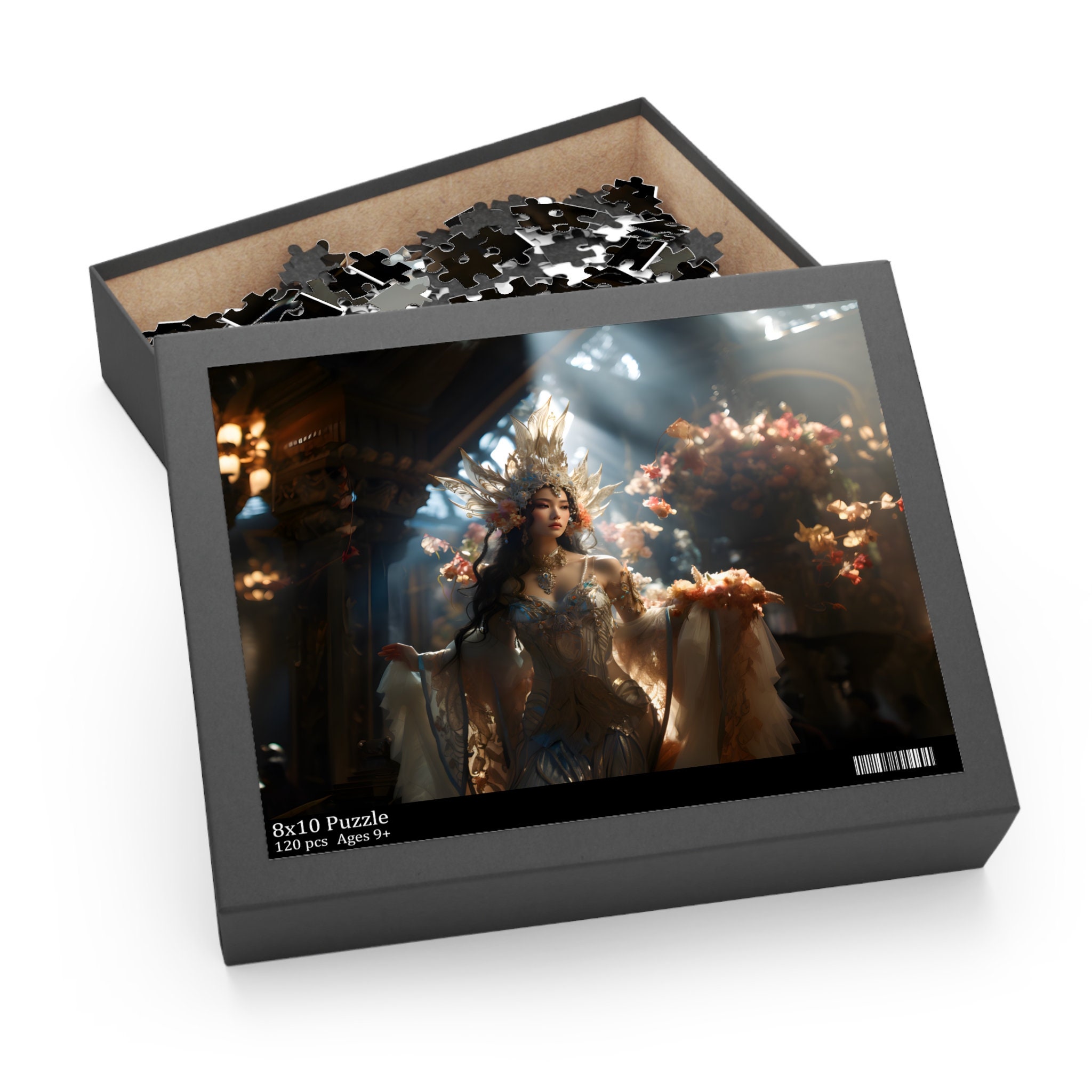 Chinese Empress Ai Art Puzzle Dreamy Vibe Gift for Artlover Lovely ...