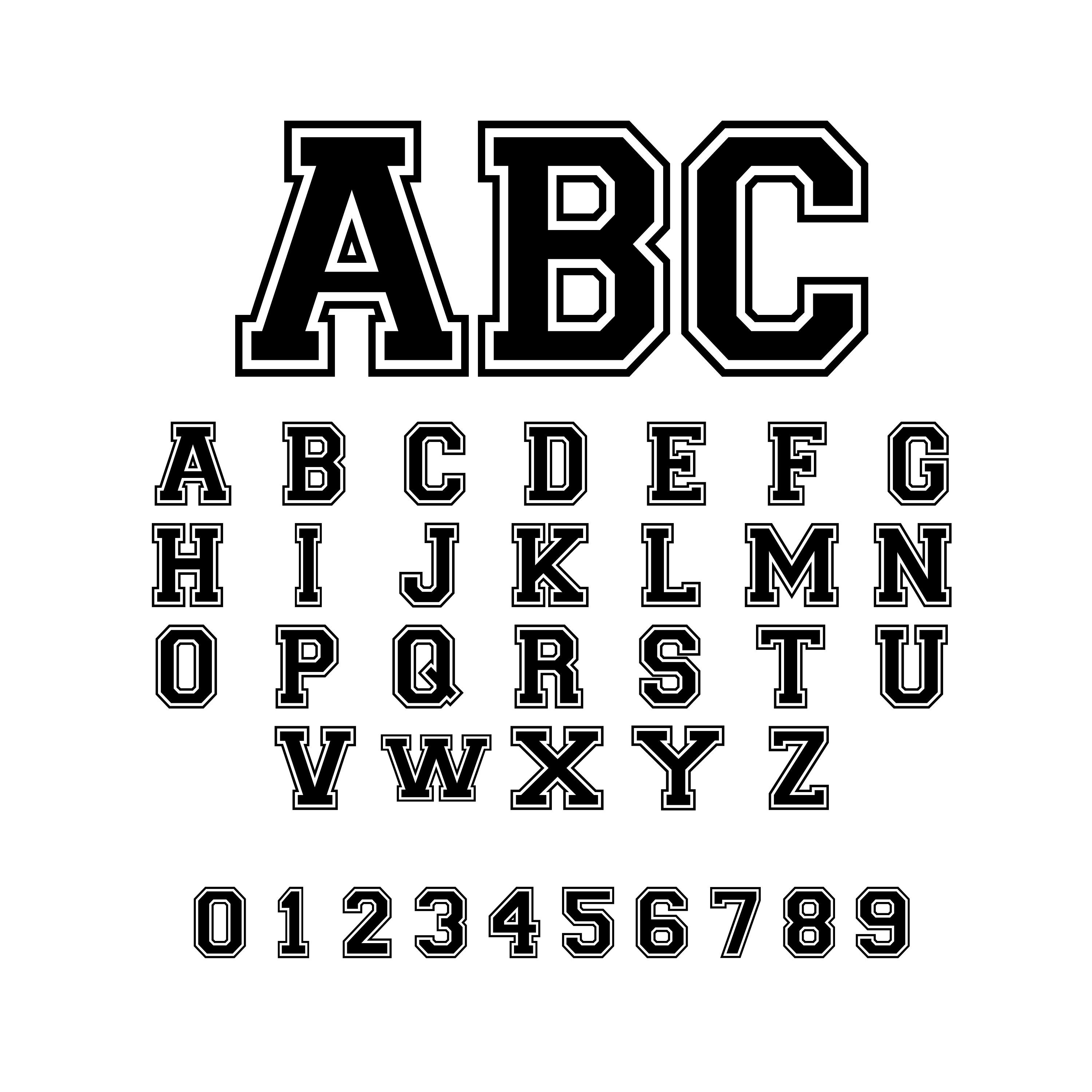 Varsity Distressed Font SVG Varsity Font SVG Varsity - Etsy Australia