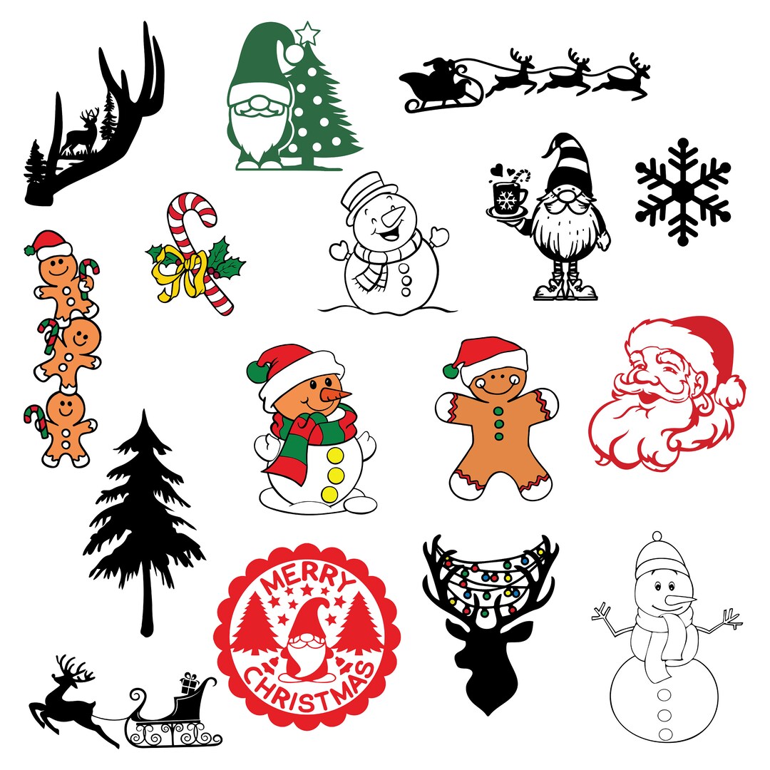 Mega Christmas Svg, Christmas Cartoon Svg, Christmas SVG, Christmas ...