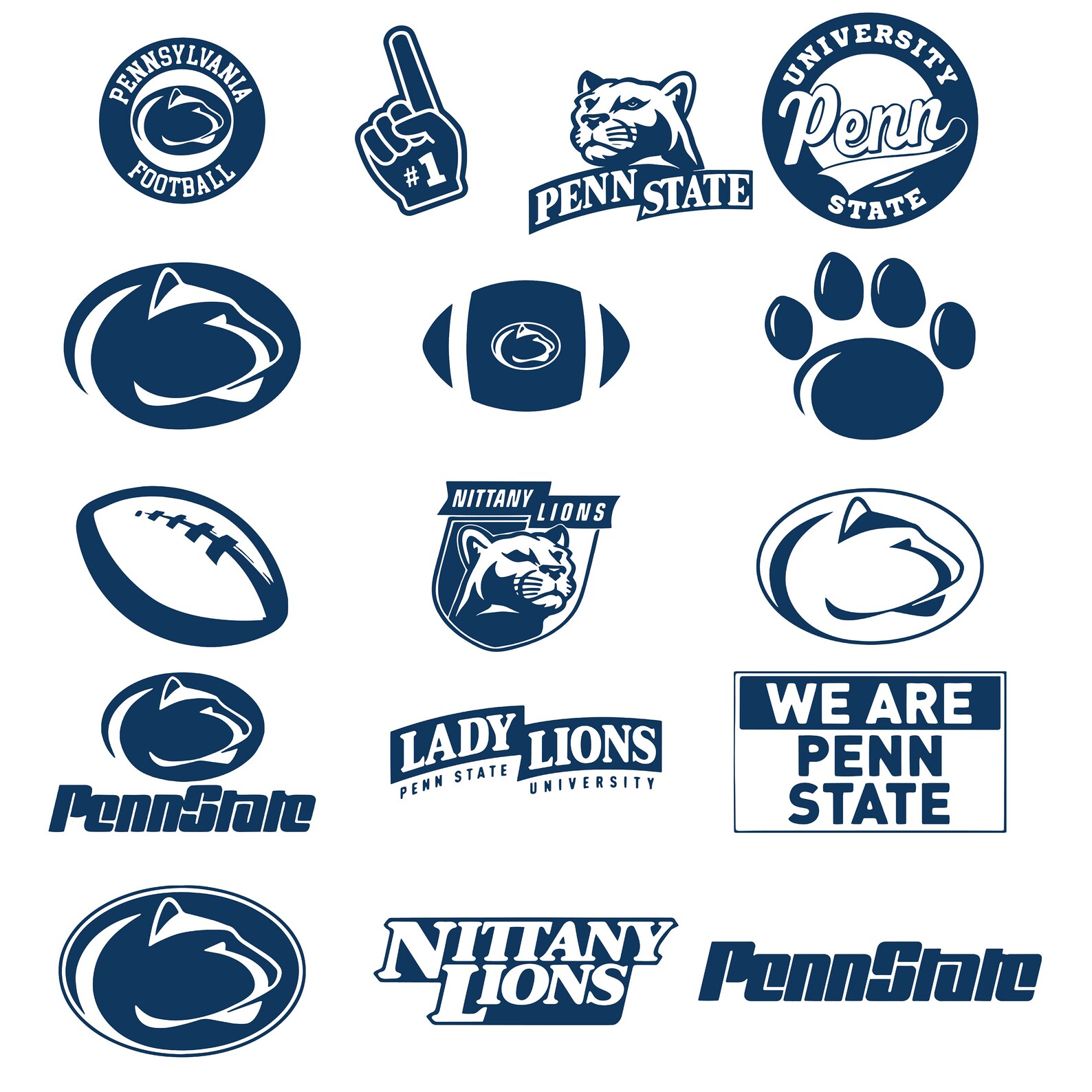 Nittany Lions Svg Pennstate Penn Svg Penn Lions Svg - Etsy Canada