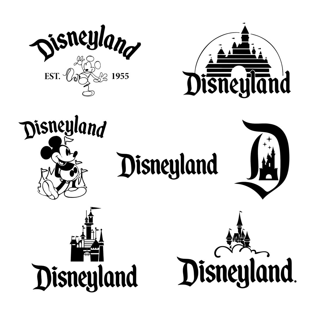Disneyland Text SVG, Disneyland Alphabet SVG, Disneyland Font Svg ...