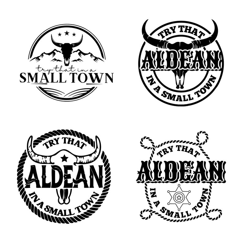 Try That in A Small Town SVG PNG Bundle, Country Music Shirt Svg, Jason ...