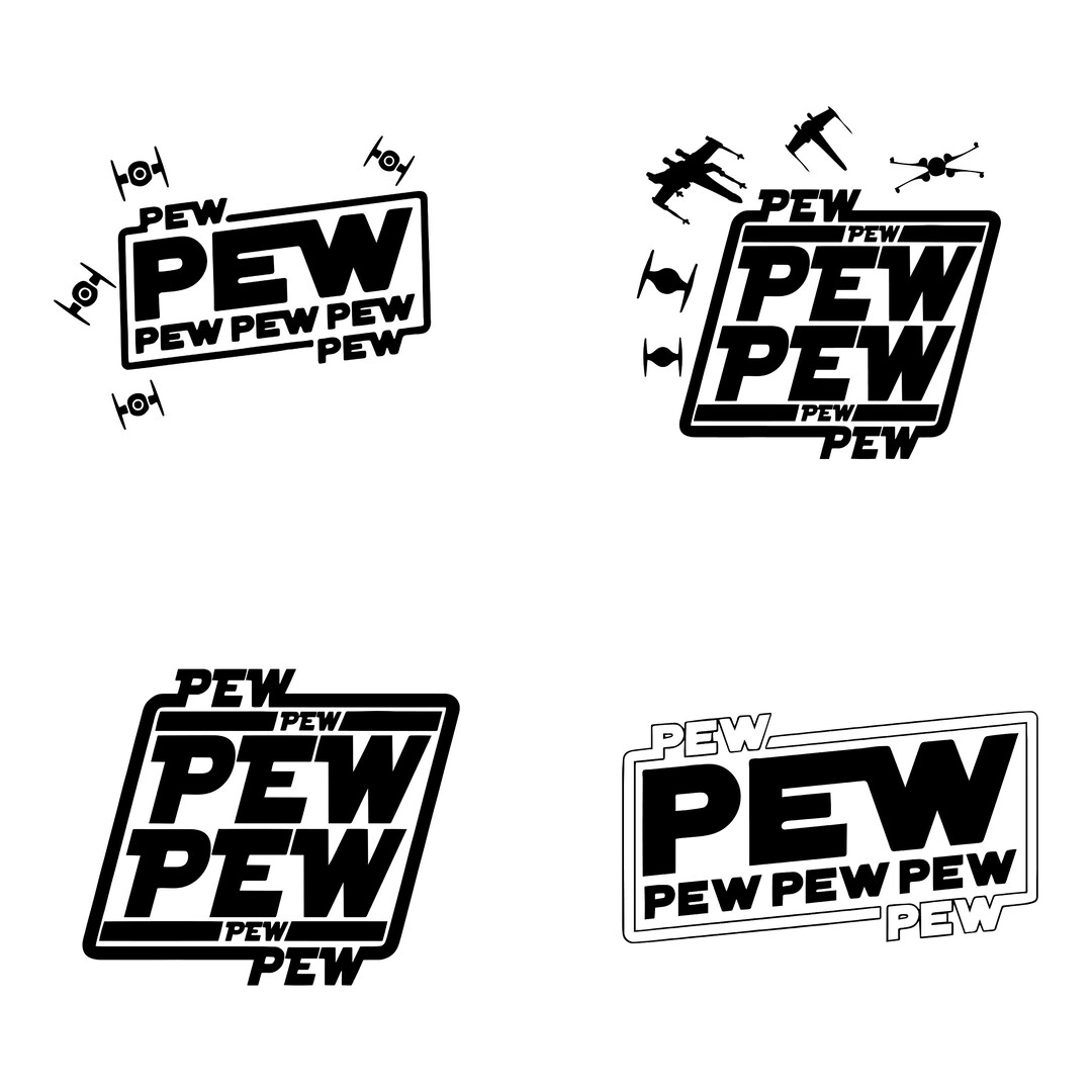 Pew Pew Pew SVG Star Wars SVG, Force With You SVG, Star Wars Svg, Star ...