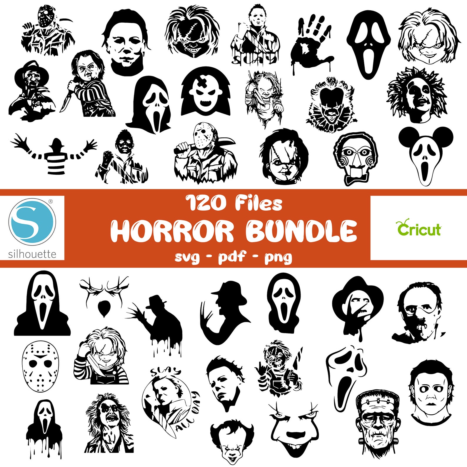 Horror SVG Bundle Horror Characters SVG Horror Movie Svg - Etsy Canada
